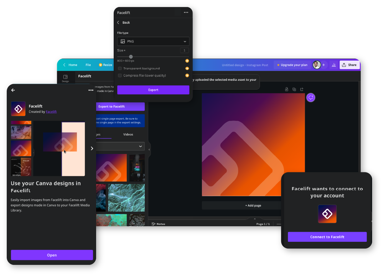 Facelift Social Media Tool mit Canva Integration